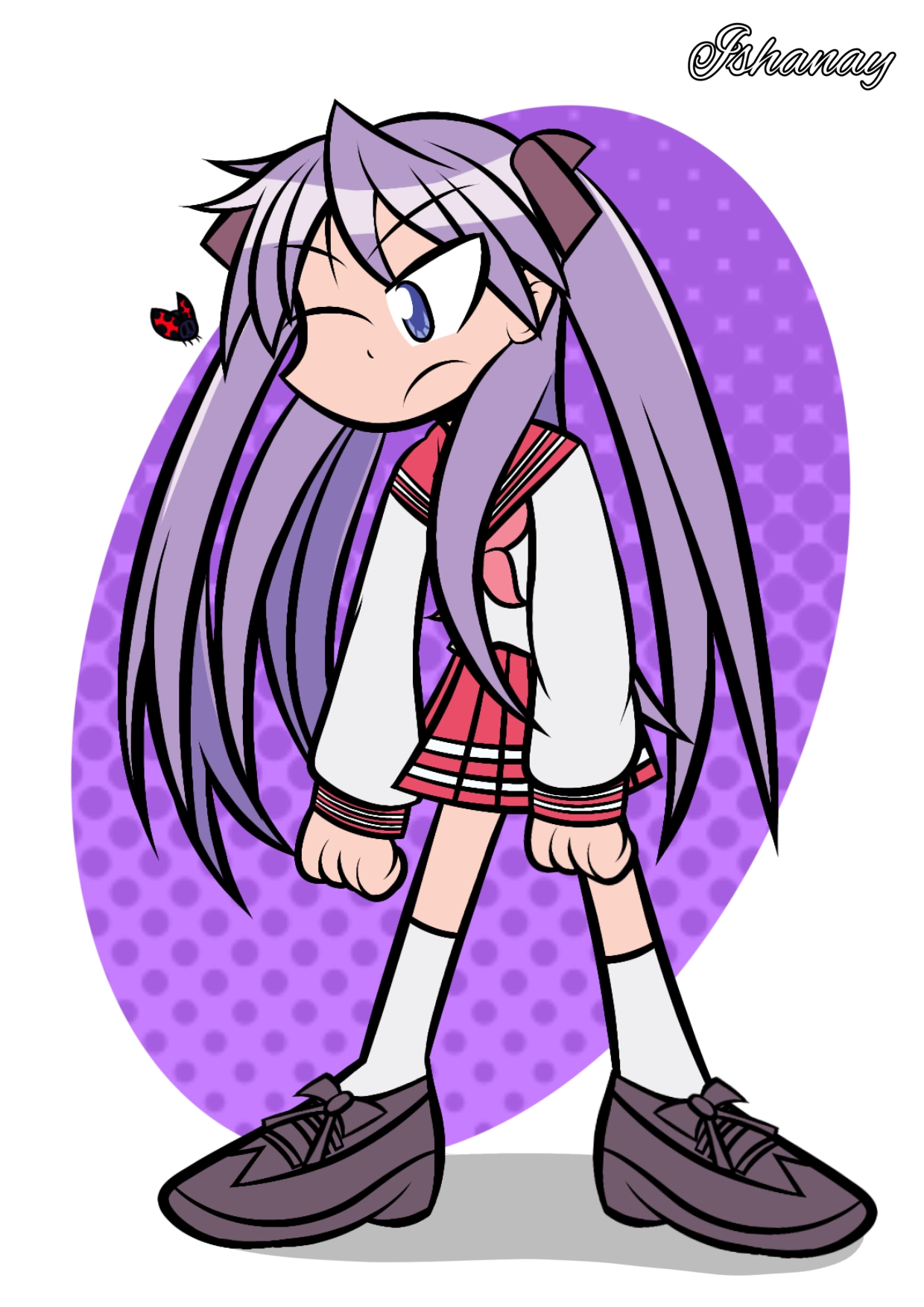 Kagami Hiiragi By Ishanay On Deviantart
