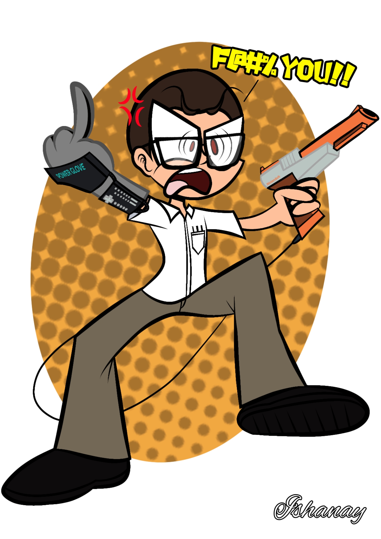 Angry Video Game Nerd By Ishanay On DeviantArt angry-video-game-nerd-by-ishanay-on-deviantart