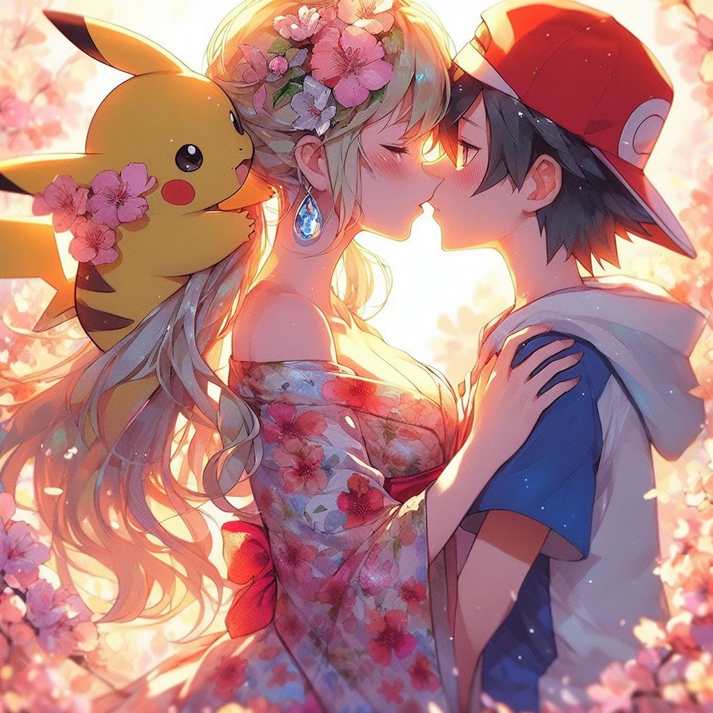 Ash X Serena Kiss Theme By Amourshippingworld On Deviantart