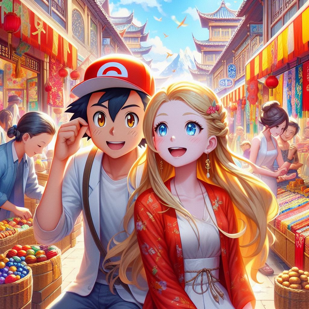 Ash X Serena Pokemon By Amourshippingworld On Deviantart