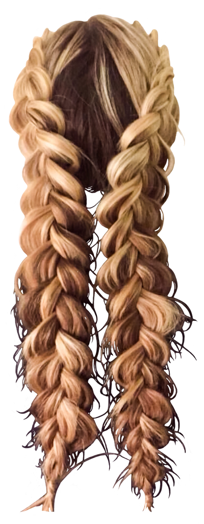 Girl Hair Blonde Braids Long 4 By Pngtransparency On Deviantart