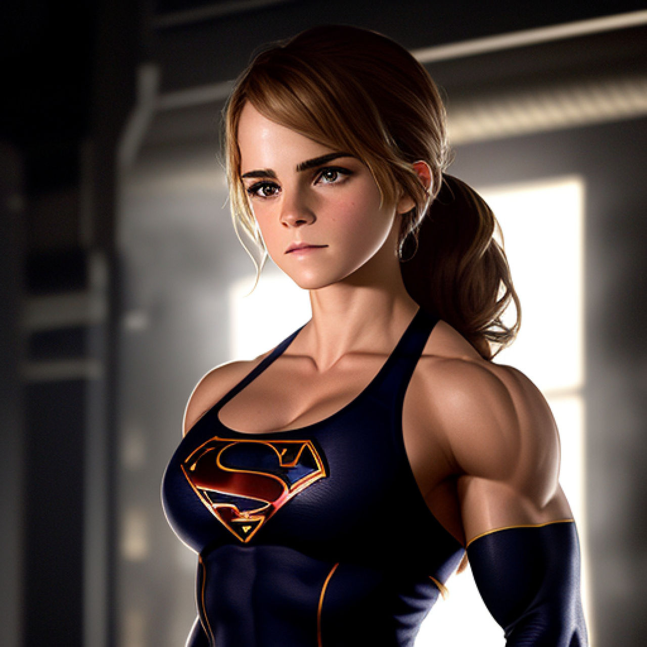 Emma Watson Muscle Supergirl 3 By Mukisuchti On Deviantart