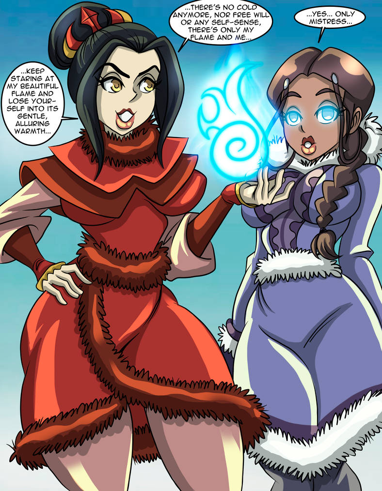 Azula And Katara By Zorro Zero On Deviantart