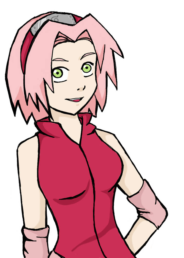 Trying To Draw Sakura By Littlecutepanda On Deviantart