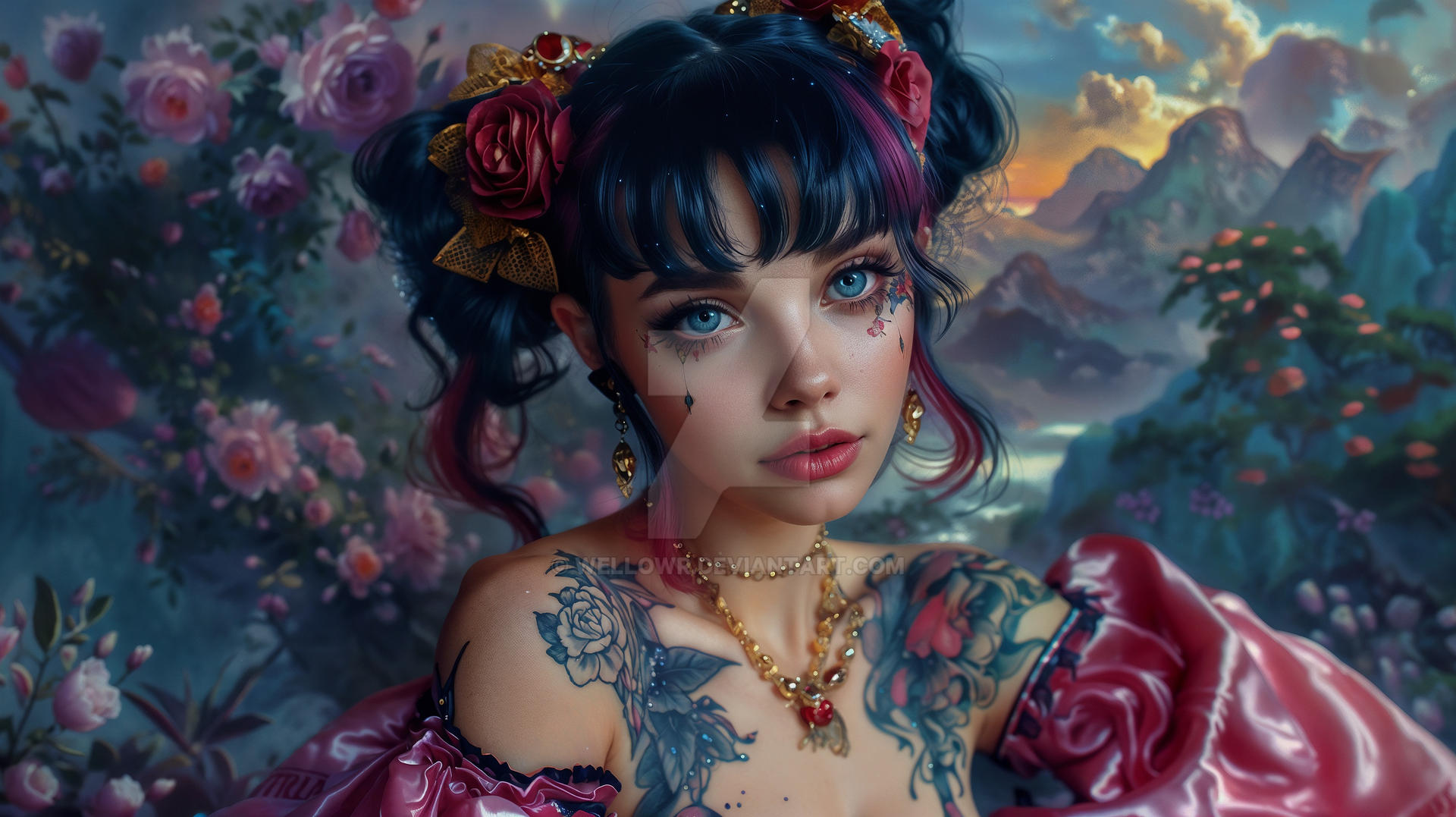 Tattoo Portrait By Wellowr On Deviantart