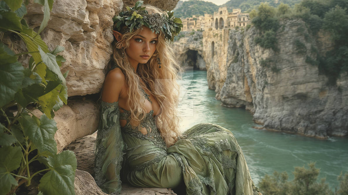 The Elf In Green Attire By Wellowr On Deviantart