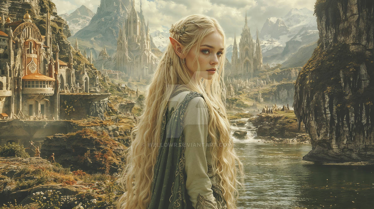 The Beautiful Blonde Elf By Wellowr On Deviantart