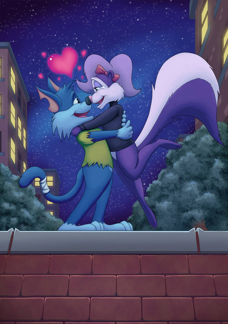 Furrball And Fifi La Fume By Grimgor09 On Deviantart