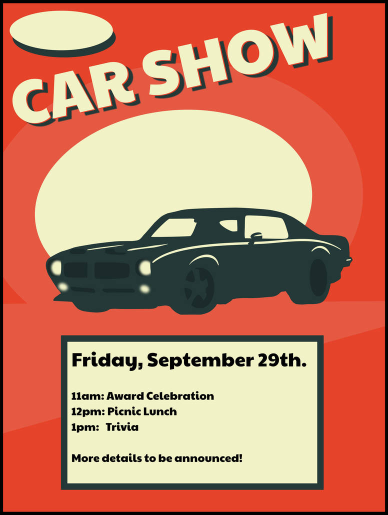 Car Show Poster By KaleyObsidia On DeviantArt car-show-poster-by-kaleyobsidia-on-deviantart