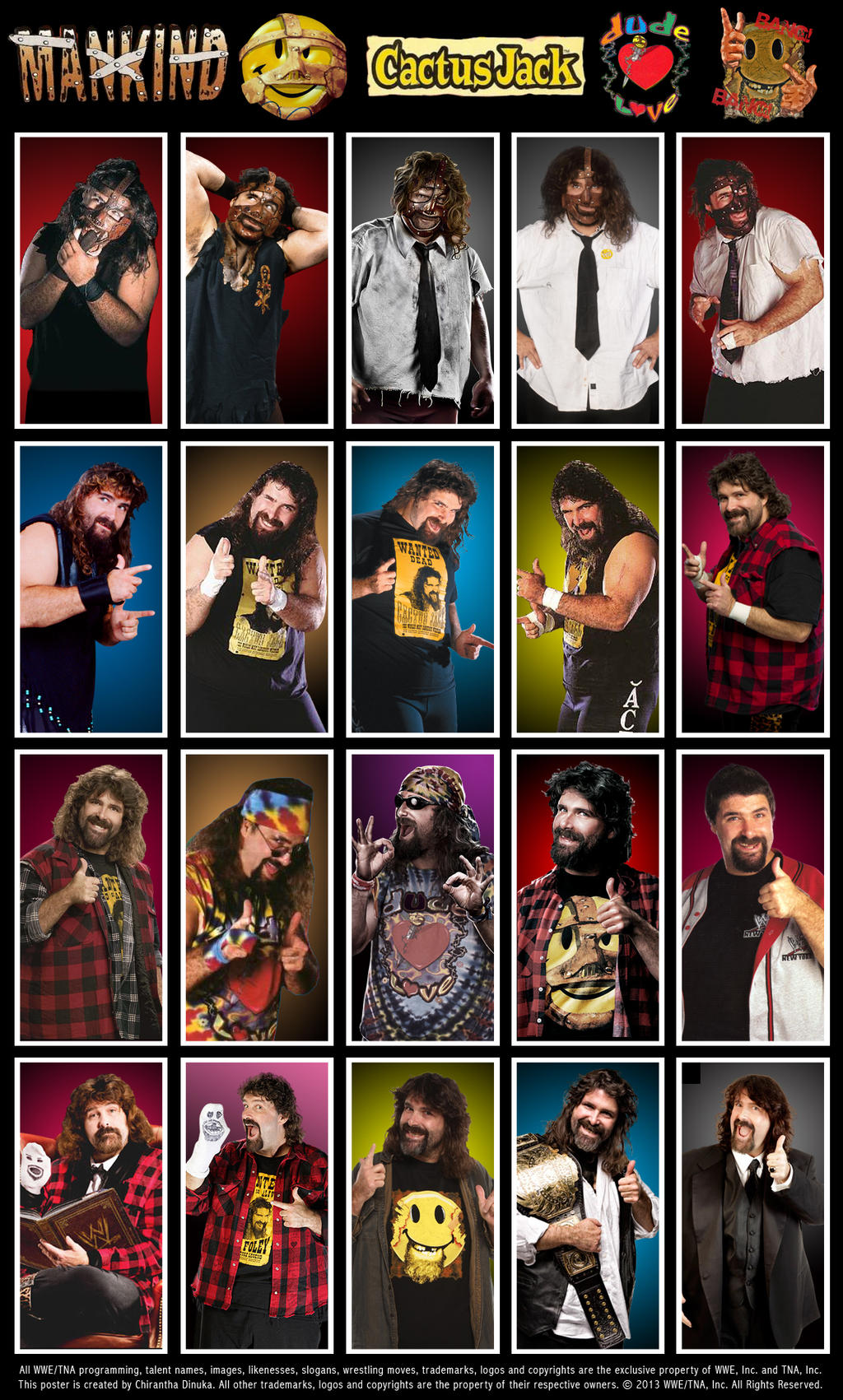 Mick Foley Poster by Chirantha on DeviantArt Mick Foley Poster by Chirantha on DeviantArt