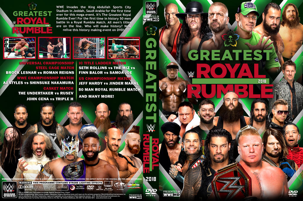 Wwe Greatest Royal Rumble 2018 Dvd Cover By Chirantha On Deviantart