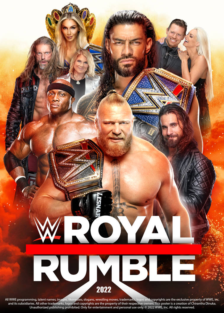 Wwe Royal Rumble 2022 Poster By Chirantha On Deviantart