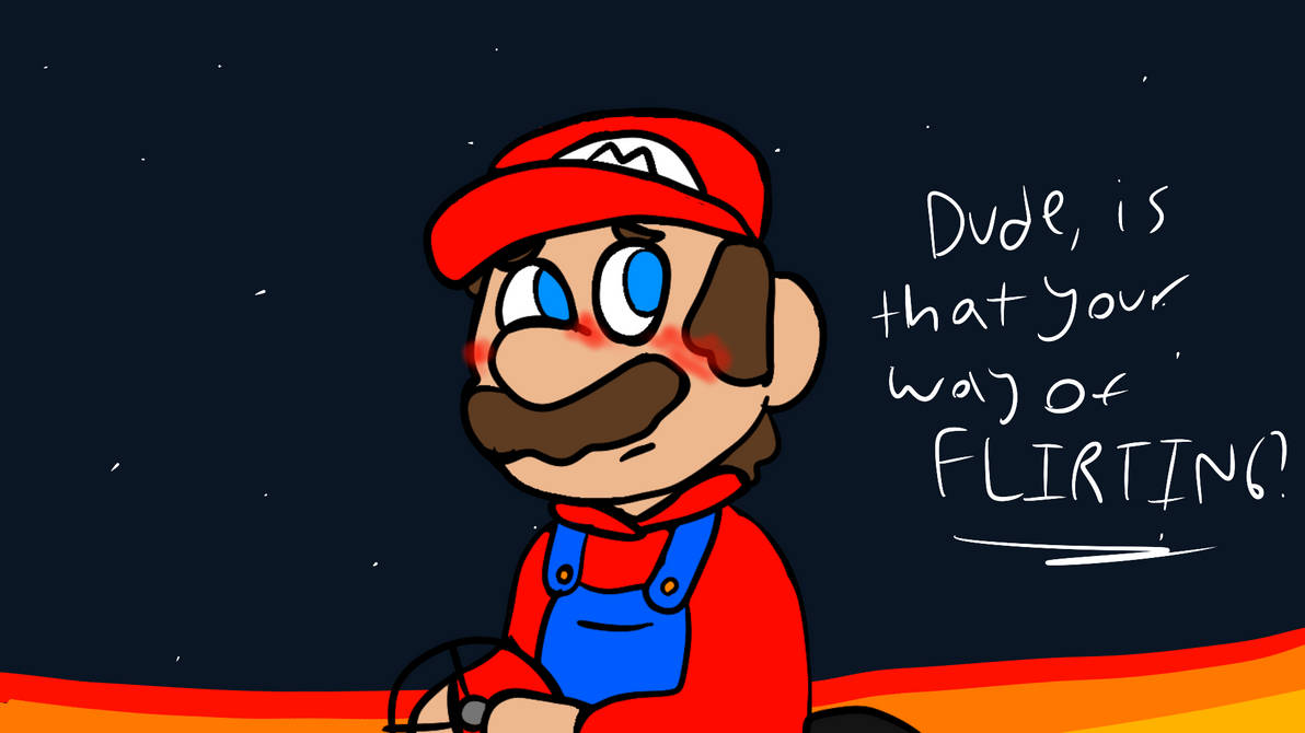 Mario Blushing By Siadrawzstuff On Deviantart