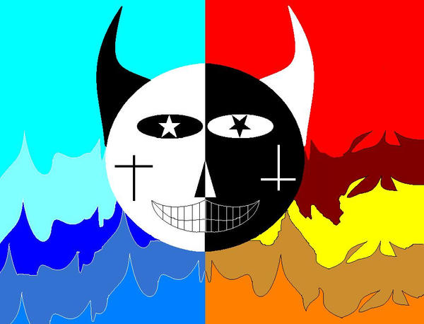 two faces of evil by WingsofDeath-Damian on DeviantArt