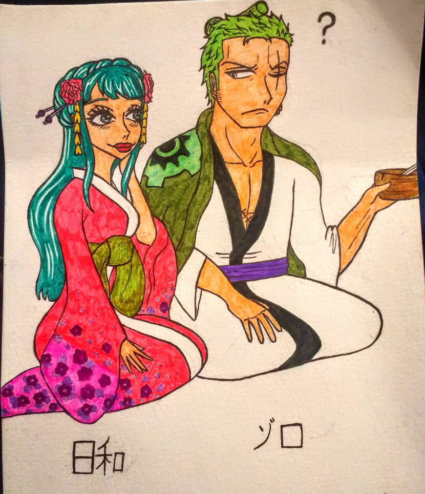 Zoro X Hiyori By Eve121 On Deviantart
