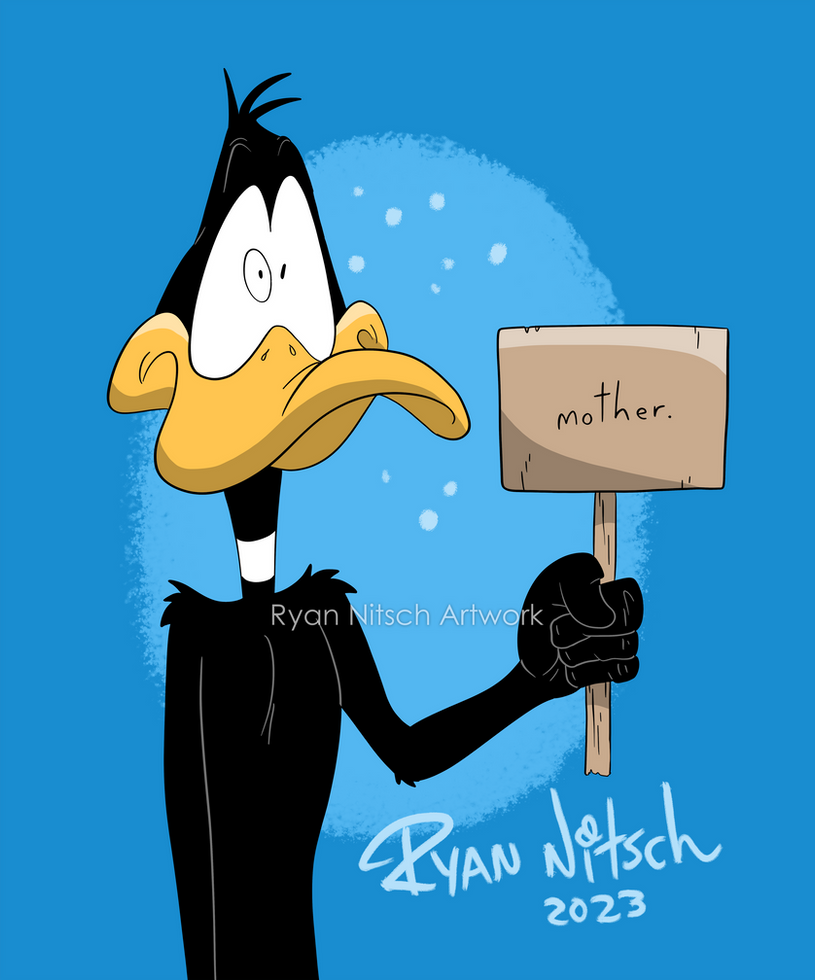 Daffy Duck Scared By Ryannitsch On Deviantart