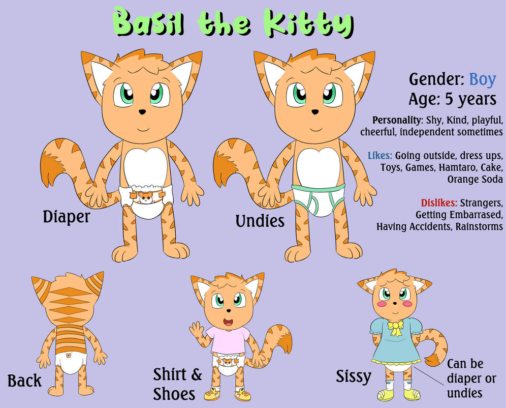 Basil The Kitty Reference Sheet By Danielmania123 On Deviantart