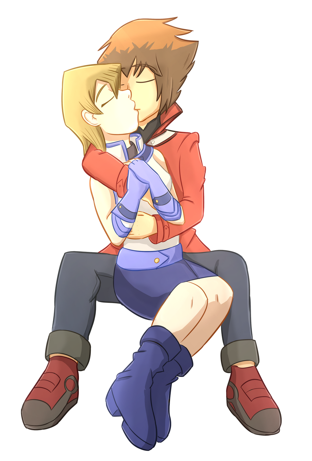 Commission 5 8 Jaden And Alexis By Foxhatart On Deviantart