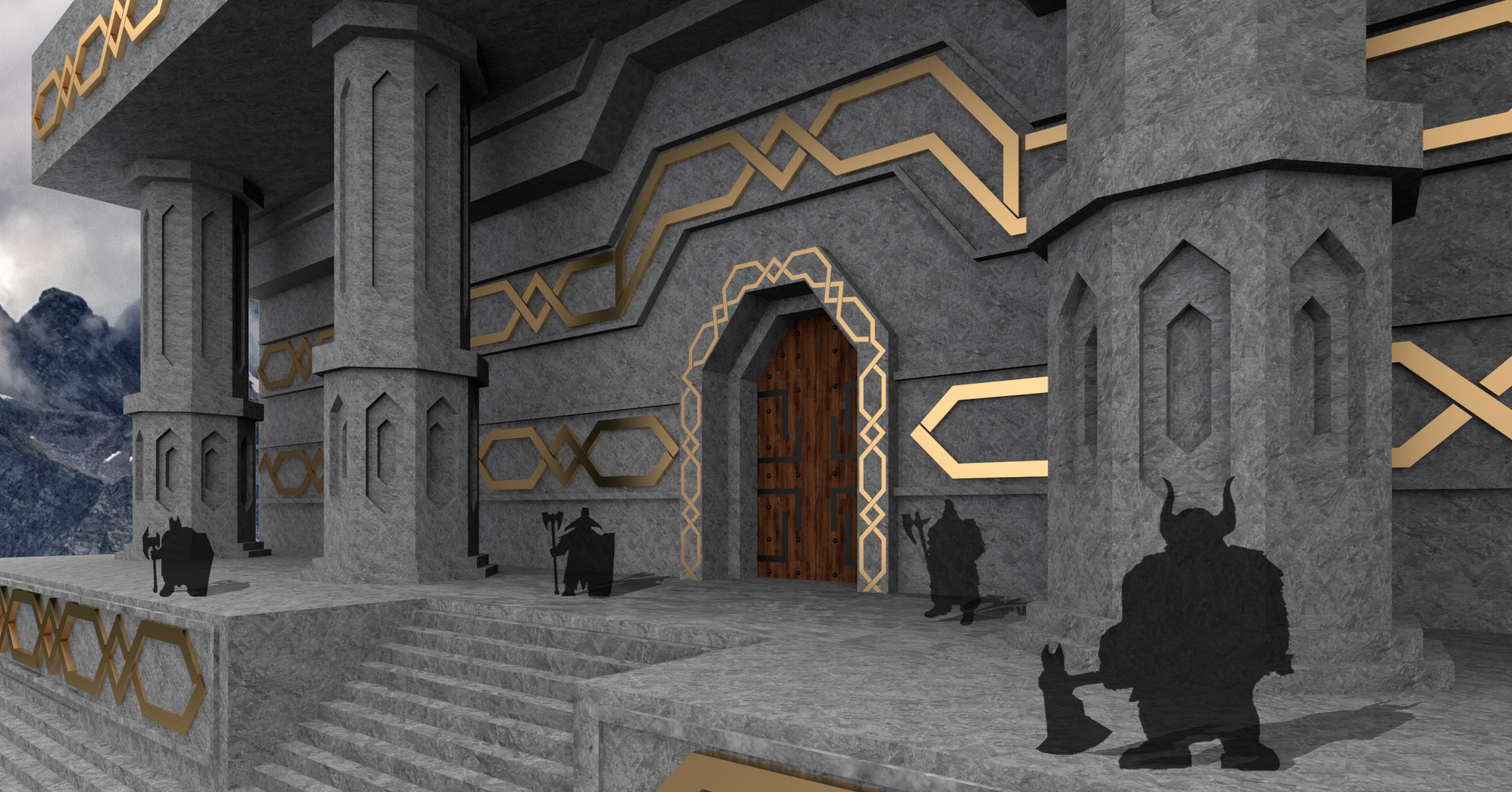 Dwarven fortress by AleTaglia on DeviantArt Dwarven fortress by AleTaglia on DeviantArt