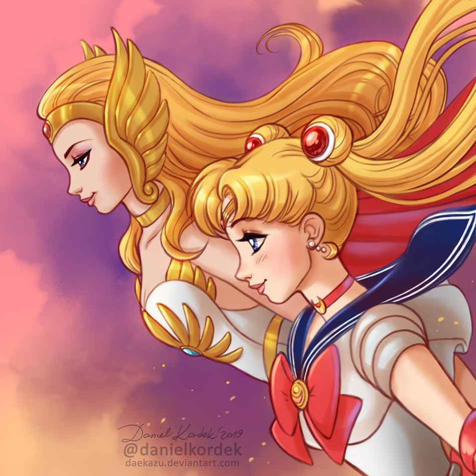 She-Ra and Sailor Moon by daekazu on DeviantArt She-Ra and Sailor Moon by daekazu on DeviantArt