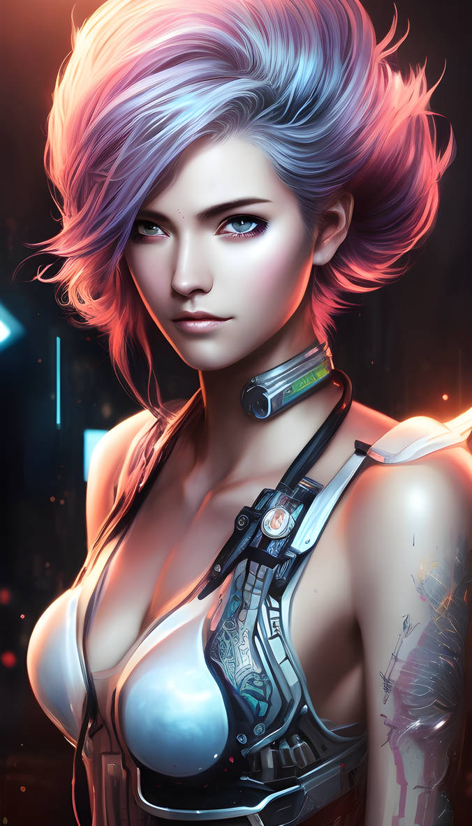 Cyberpunk Girl 1 By Revan1233 On Deviantart
