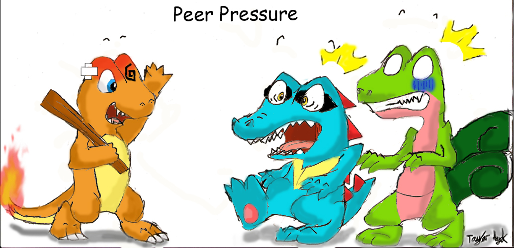 Peer Pressure By Plaid Pichu On Deviantart
