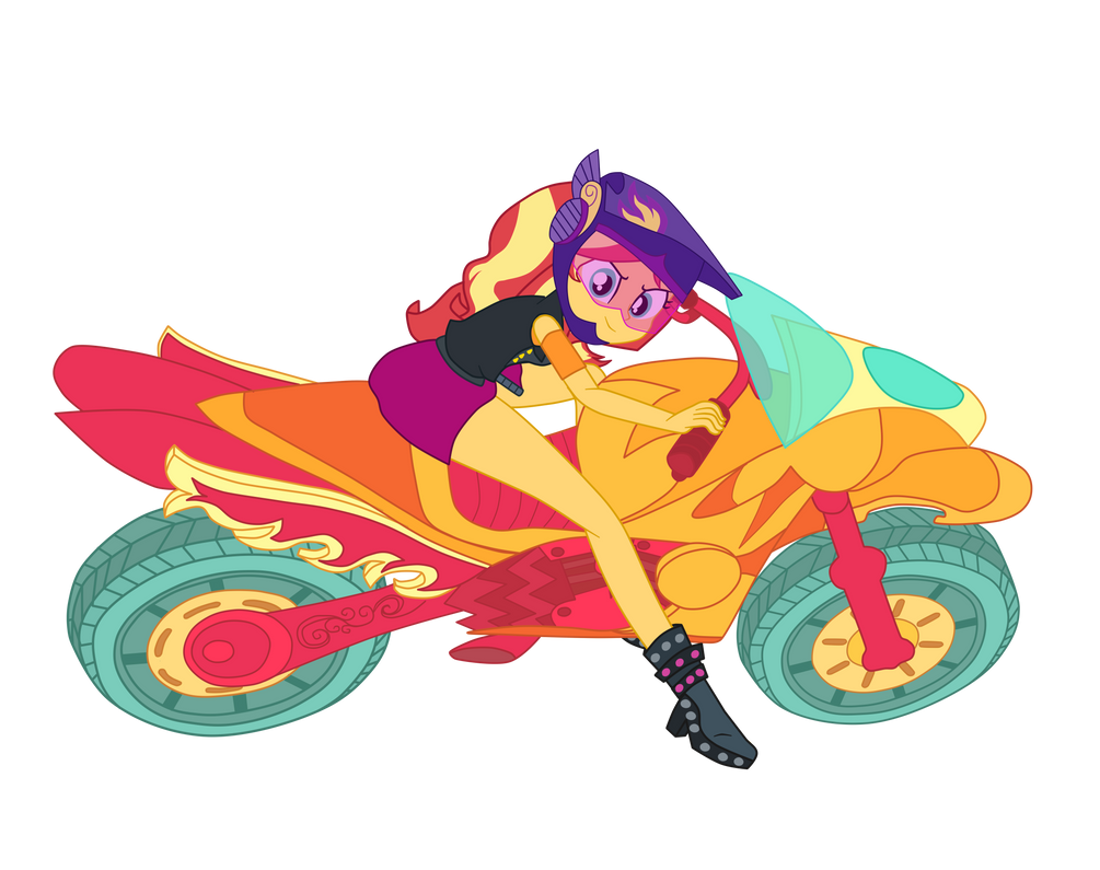 Sunset Shimmer Akira Time Helmet 2 By Gmaplay On Deviantart