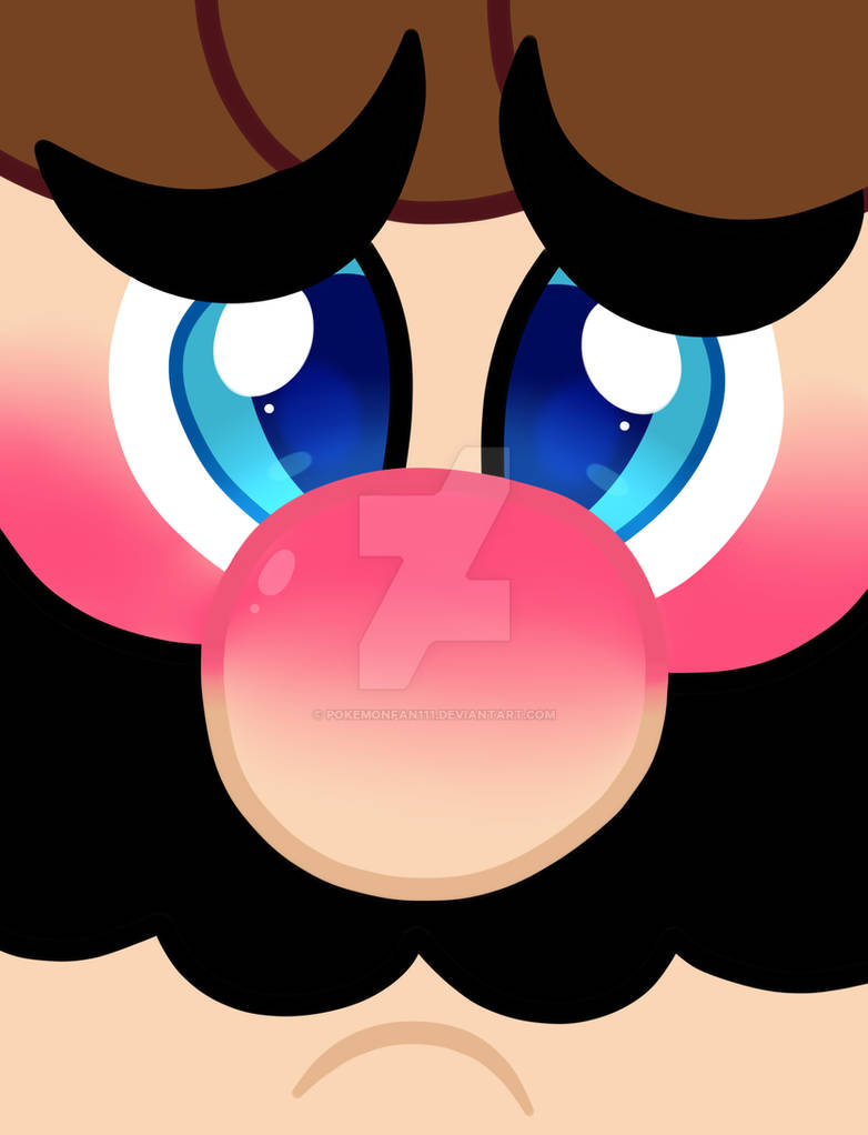 Close Up Mario By Pokemonfan111 On Deviantart