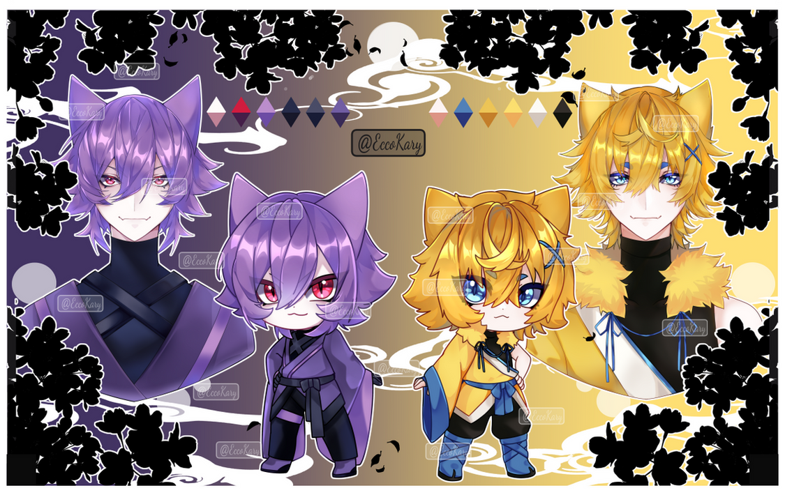 Closed Adopt Pokegijinka Duo Chibi 4 By Eccokary On Deviantart