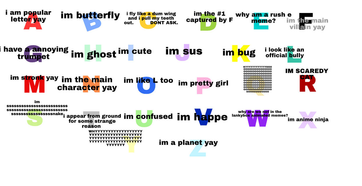Alphabet lore letters in an absolute nutshell by 3lime on DeviantArt Alphabet lore letters in an absolute nutshell by 3lime on DeviantArt