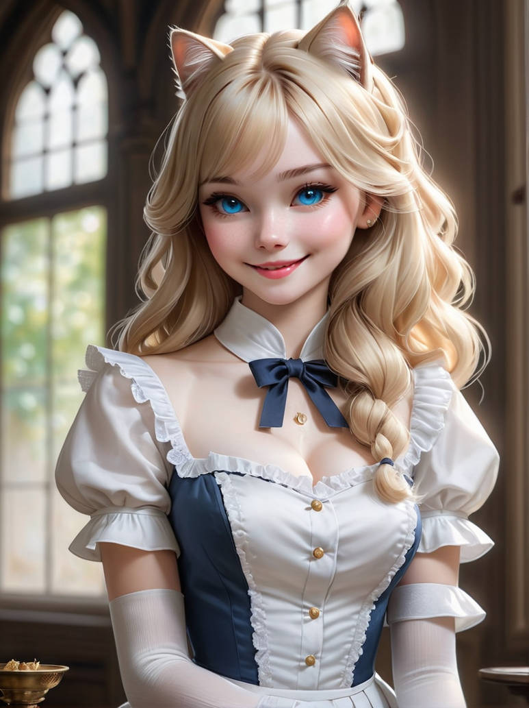 Cute Neko Maid 08 By Nekoneuralnetwork On Deviantart