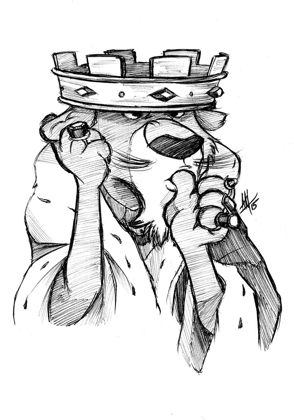 Inktober Day 2 Prince John By Smudgeandfrank On Deviantart