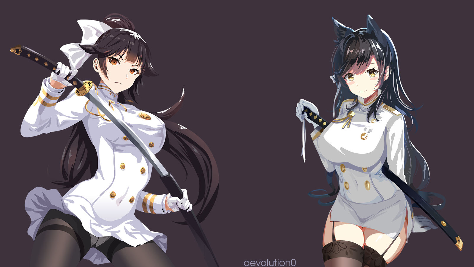 Atago X Takao Azur Lane By Aevolution0 On Deviantart