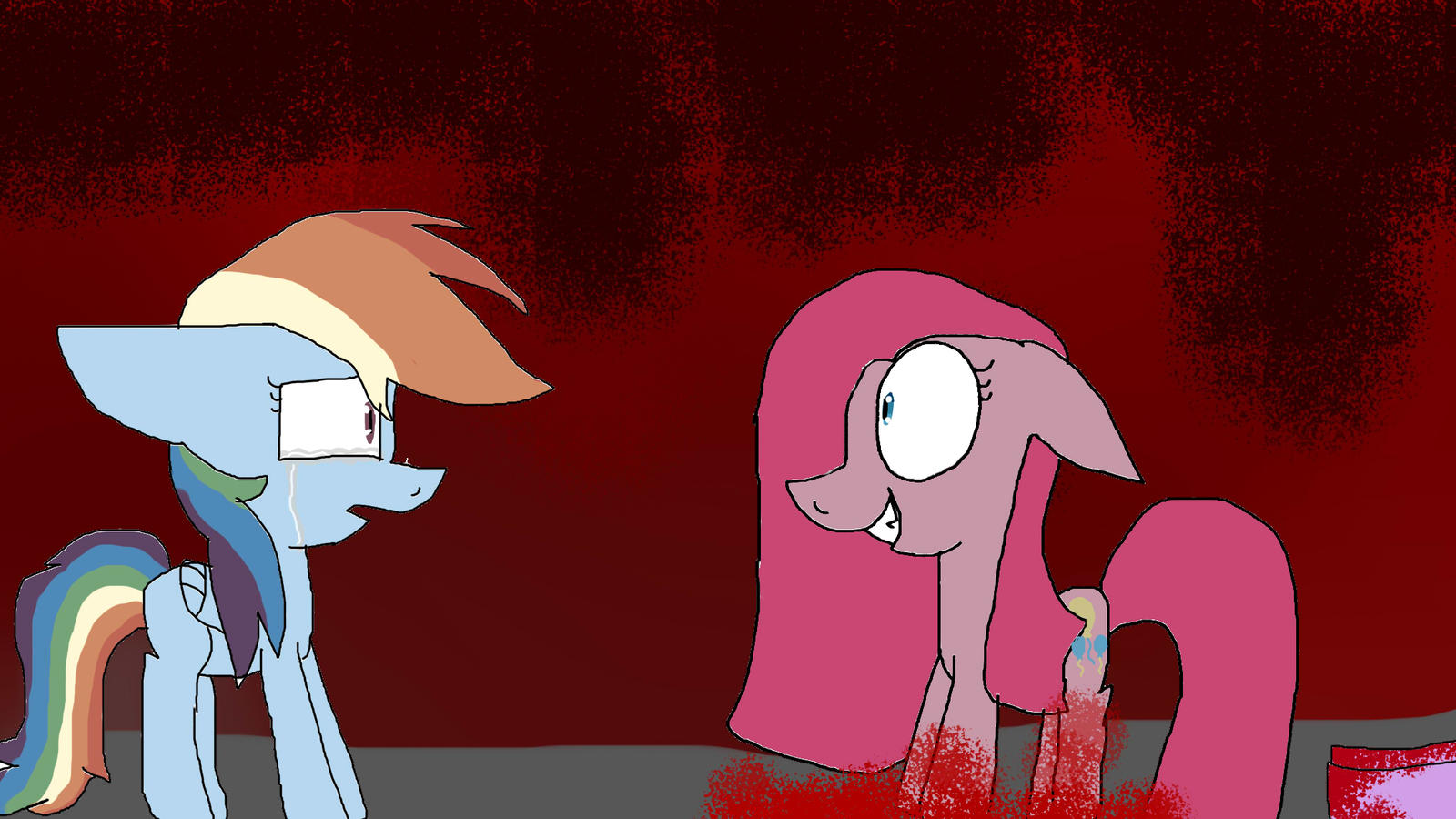 Pinkamena And Rainbow Dash By Manglelovesbonnie On Deviantart