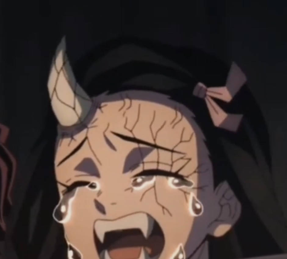 Nezuko Crying By Lahikaanwar On Deviantart