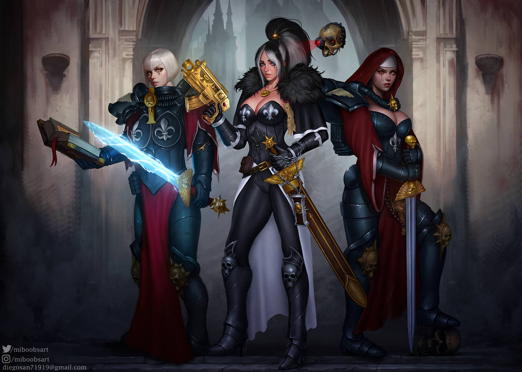 Adepta Sororitas By Miboobs On Deviantart