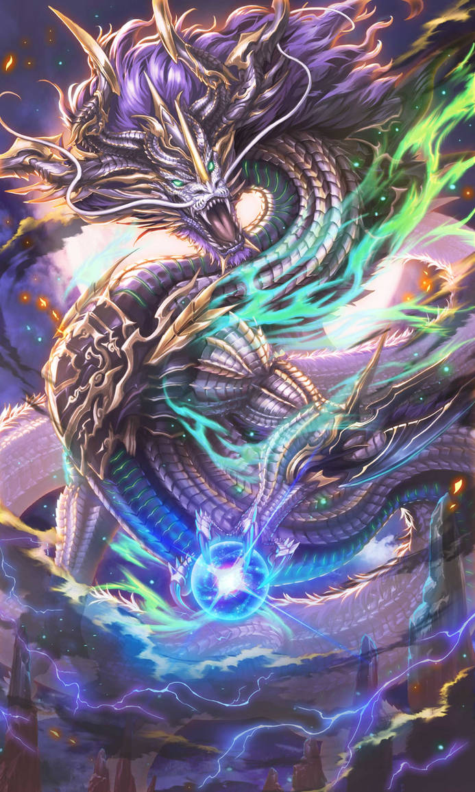 Oriental God Dragon By Rai Kitagami On Deviantart