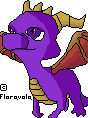 Spyro pixel art... by floravola on DeviantArt
