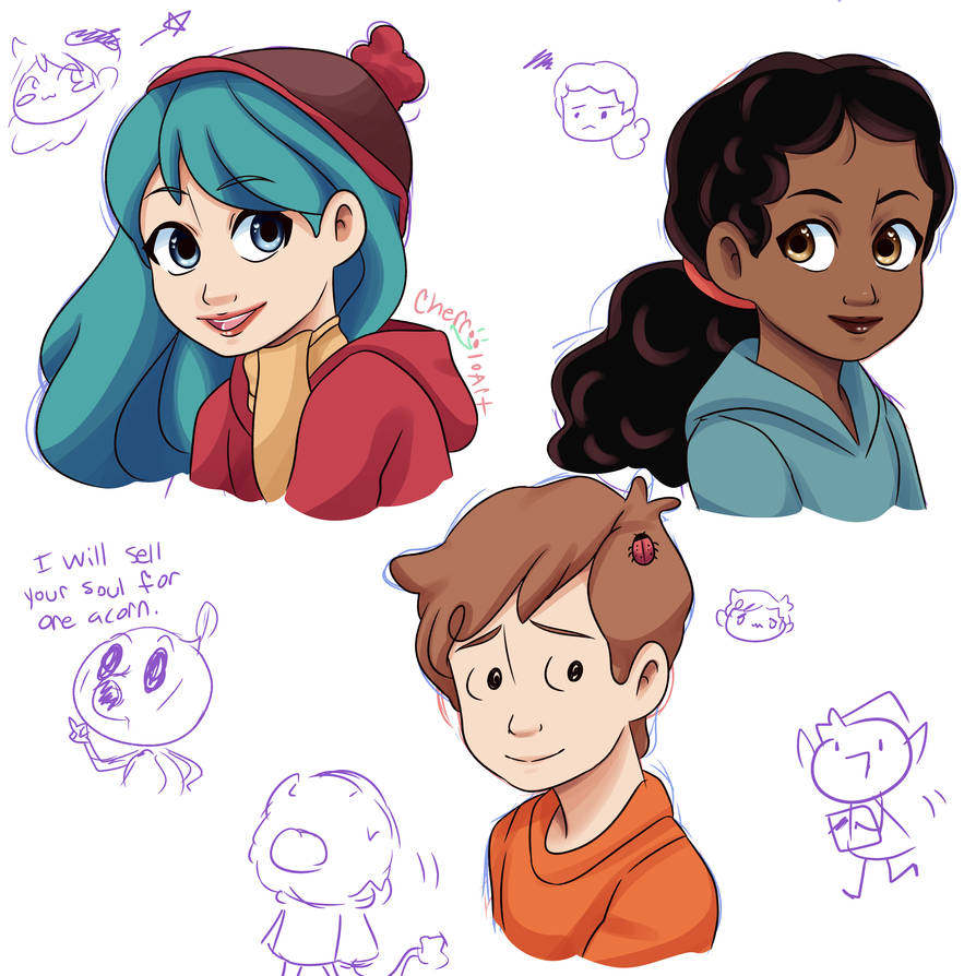 Hilda Frida And David By Cherryloart On Deviantart