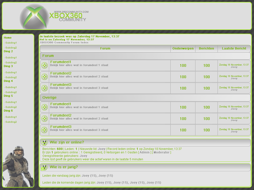 Xbox community lay-out by sjoewaps on DeviantArt