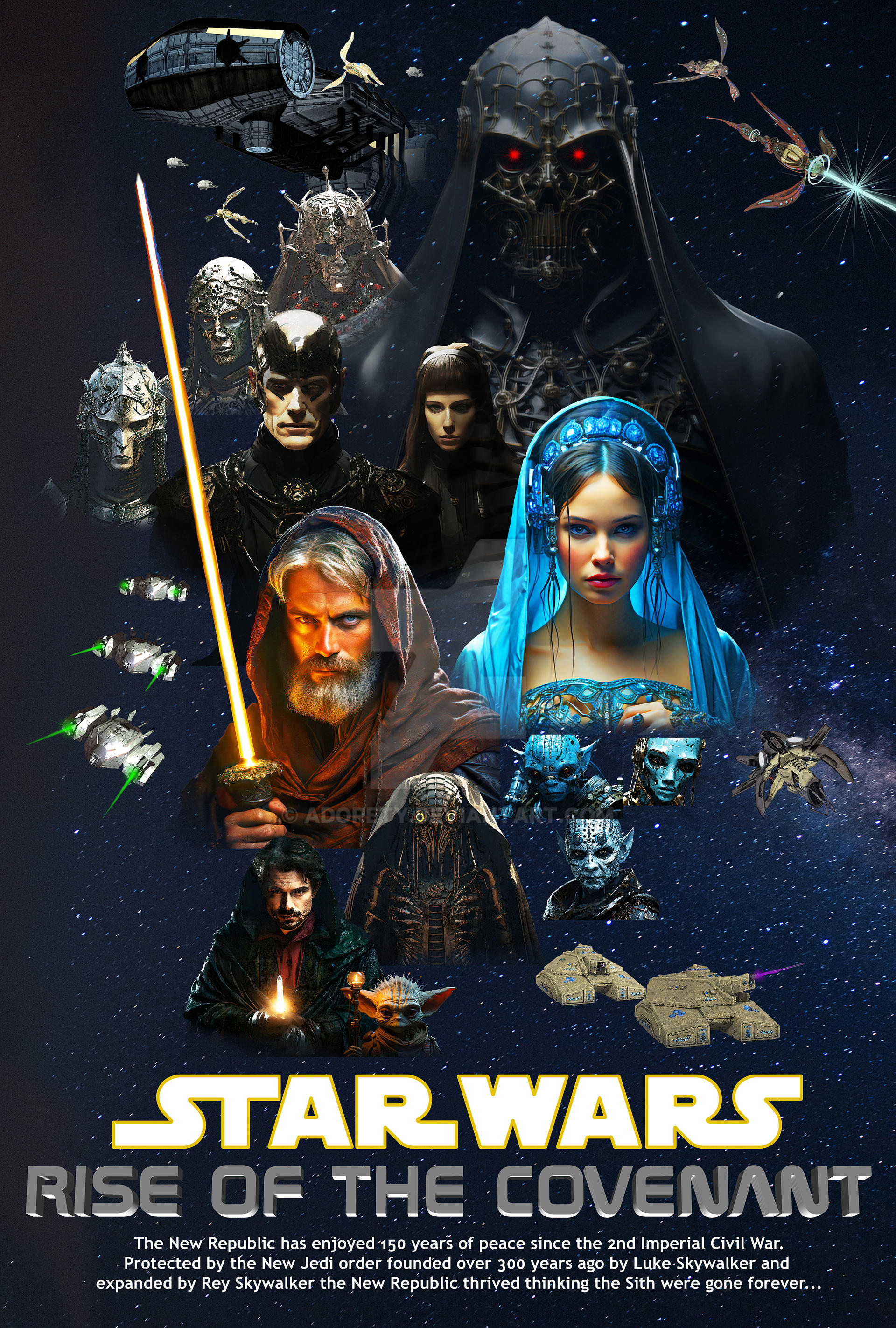 Star Wars Fan Poster By Adorety On Deviantart