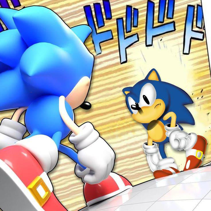 Classicgenerations Sonic Vs Santiago By Foxyartleacks On Deviantart