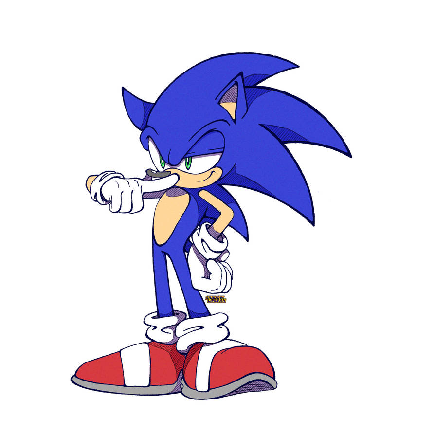 Sonic Sketch By Shadowlifeman On Deviantart