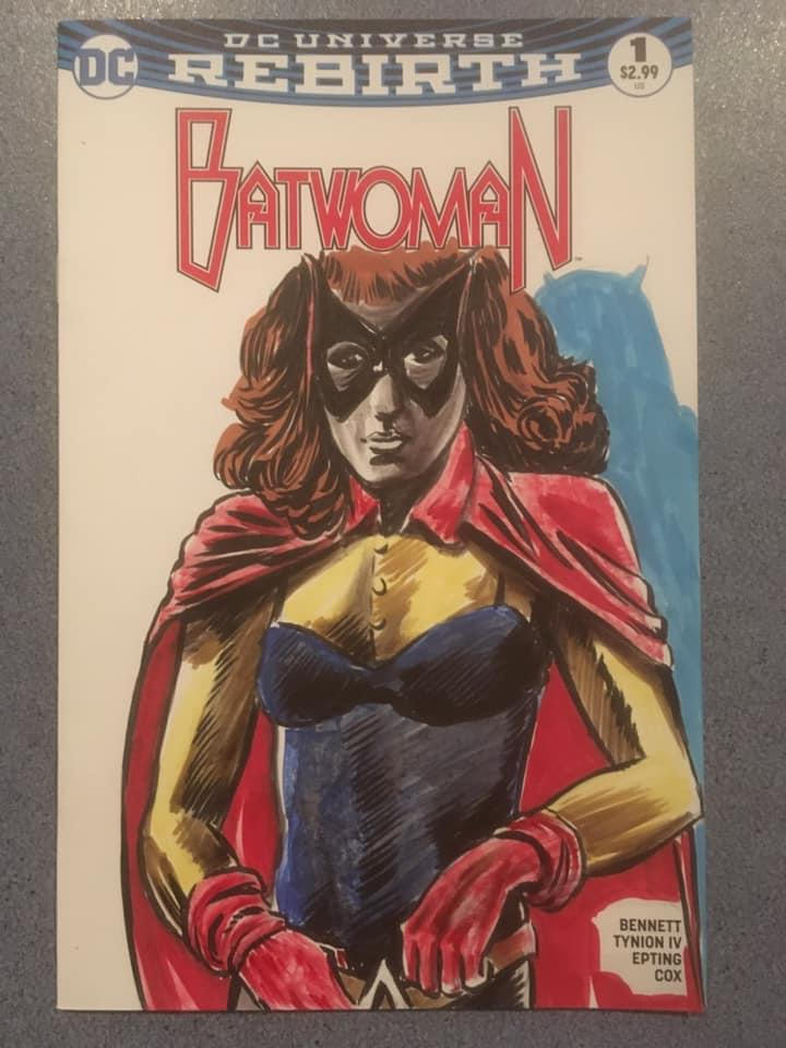 Batwoman Sketch Cover By Johndhall99 On Deviantart