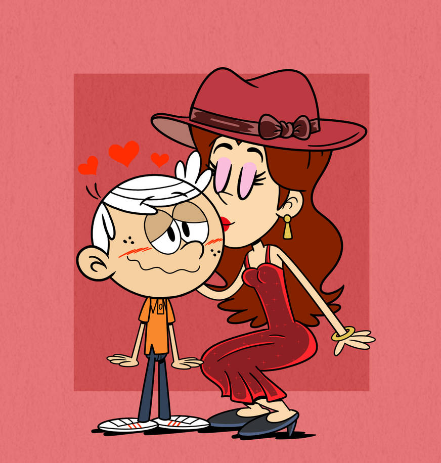 Commission Lincoln Loud Gets Kiss By Pauline By Larimar2000 On Deviantart