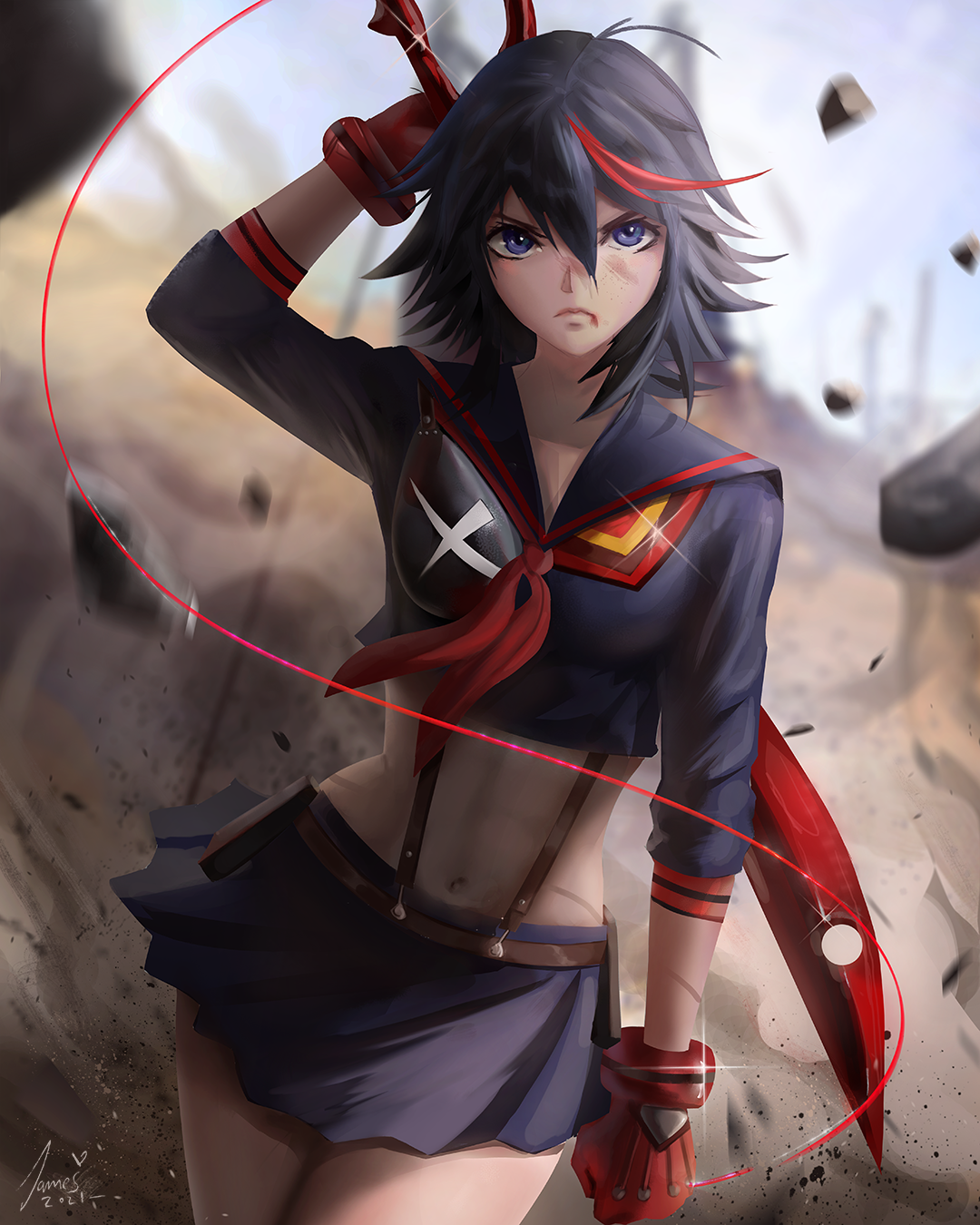 Kill La Kill Ryuko Matoi By Jameslovesart1 On Deviantart