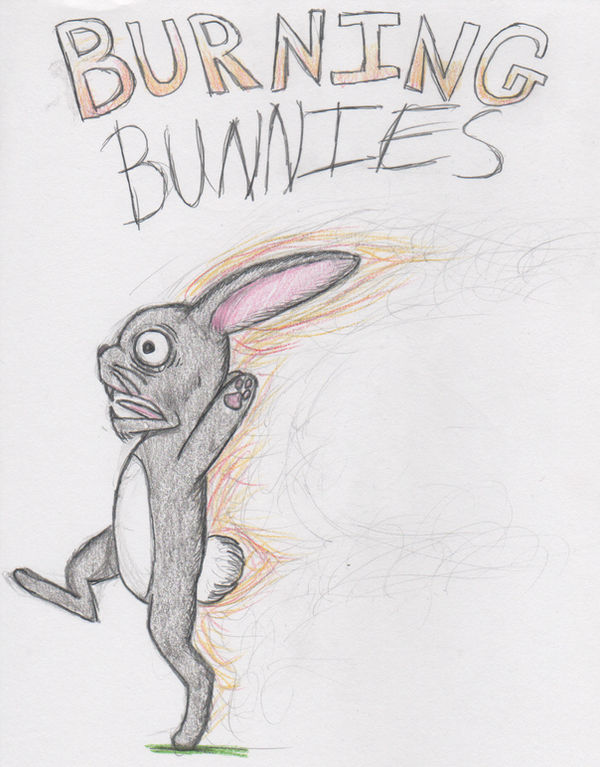 Burning Bunnies by EndOfAllBeginnings on DeviantArt