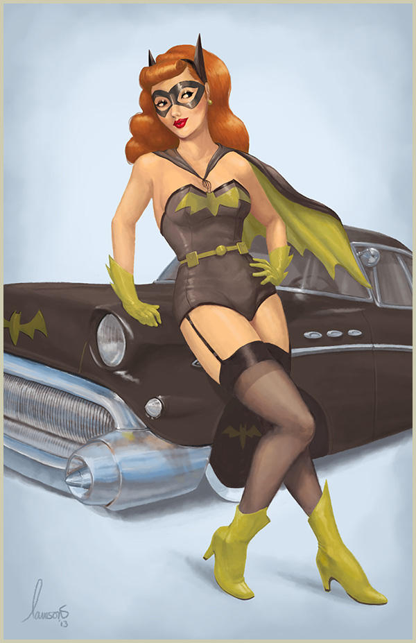 Batgirl Pinup By Spicydonut On Deviantart
