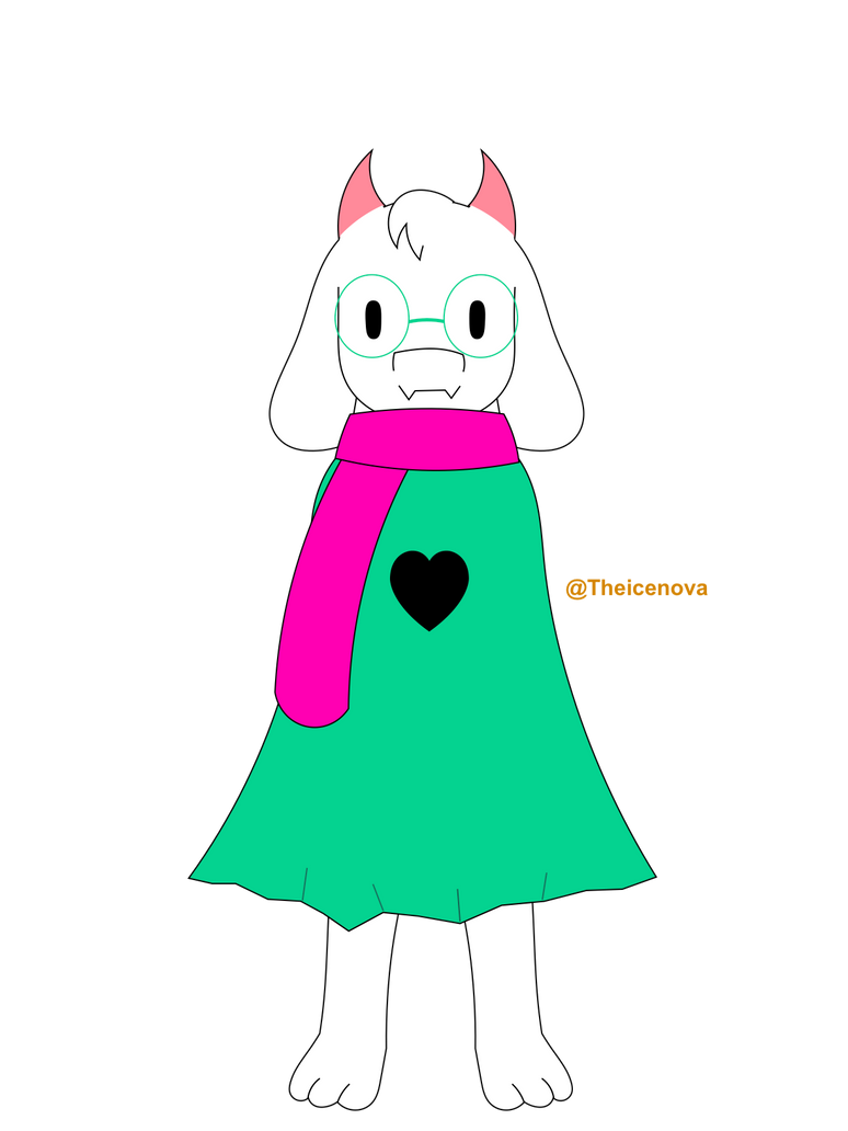 Ralsei Hatless By Theicenova On Deviantart