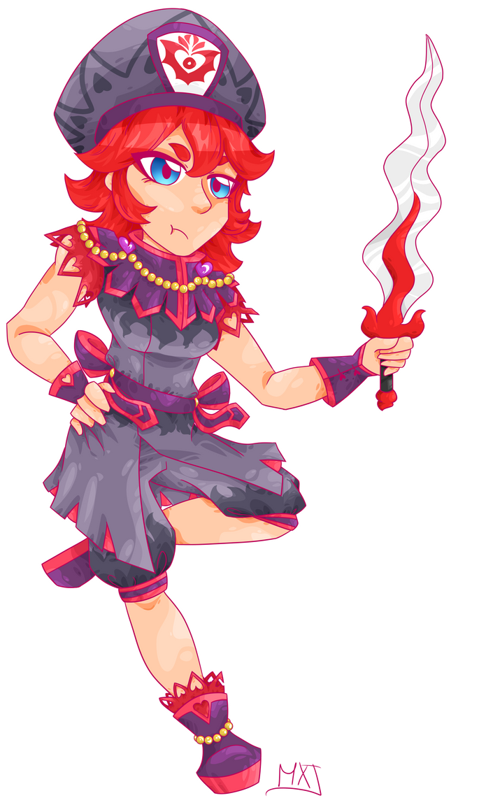 Gijinka Flamberge Redsign By Eikahzera On Deviantart